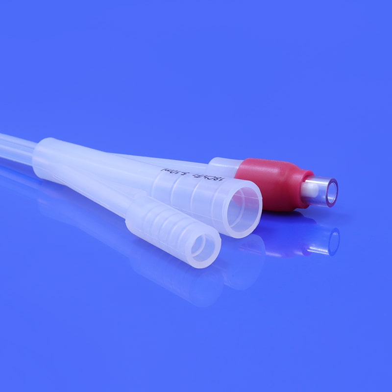 Three-Way Silicone Foley Catheters Fr6 to Fr26